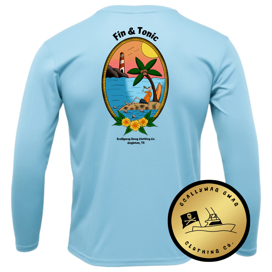 Fin & Tonic Performance Long Sleeve Shirt – Scallywag Swag Clothing Co.
